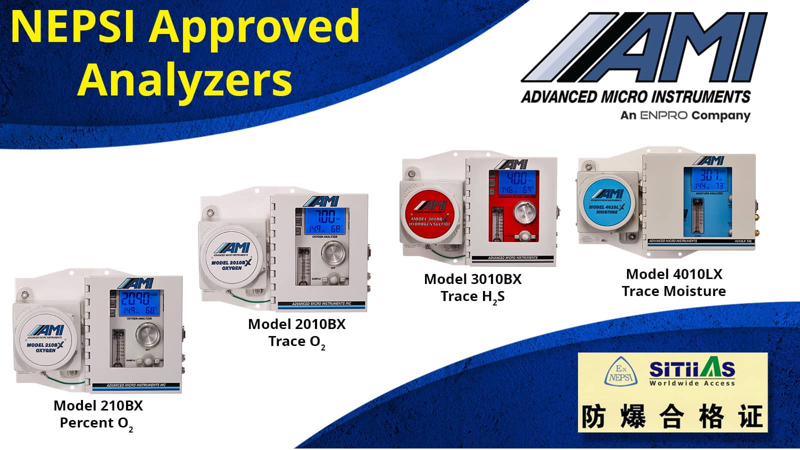 NEPSI Approval Awarded for Models 2010BX, 210BX, 3010BX and 4010LX